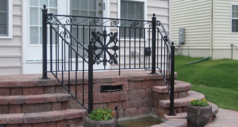 Iron Handrails | Long Fence