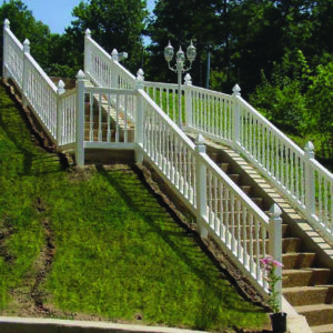 Iron Handrails | Long Fence
